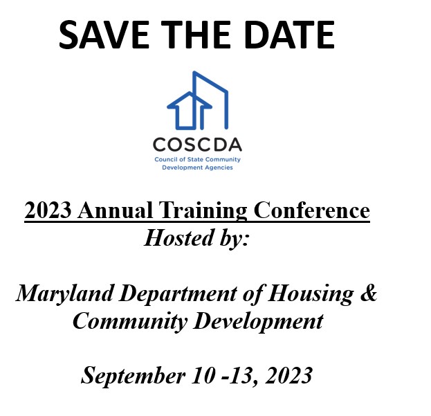 COSCDA | Council of State Community Development Agencies