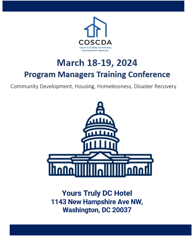 2024 Program Managers Training Conference Overview/Presentations - COSCDA