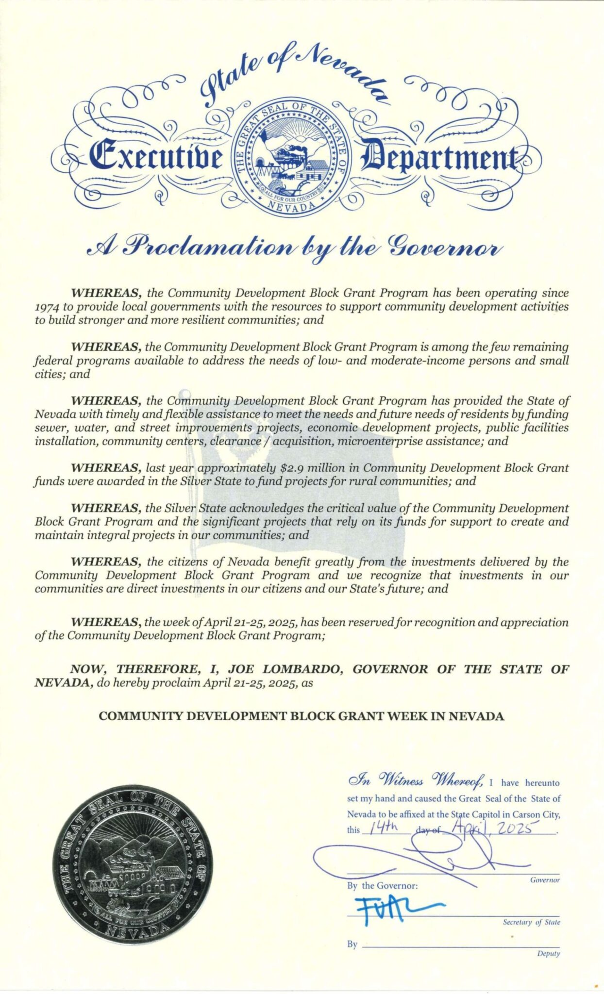 National Community Development Week - COSCDA